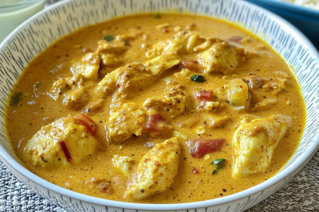 Poulet au curry indien - Délices Cuisine